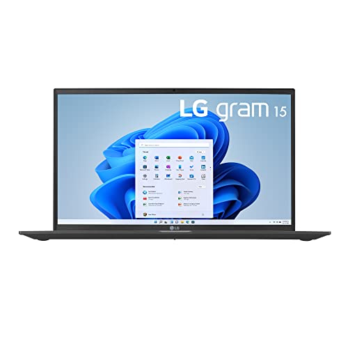 LG Gram 15Z95P Laptop 15.6" Ultra-Lightweight, IPS, FHD (1920 x 1080), Intel CORE i7, 16GB RAM, 512GB SSD, Windows 11 Home, 80Wh Battery, Alexa Built-in, 2X USB-C, HDMI, USB-A โ Black