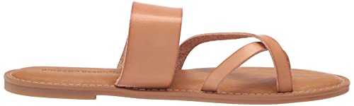 Amazon Essentials Women's One Band Flip Flop Sandal, Natural, 9.5