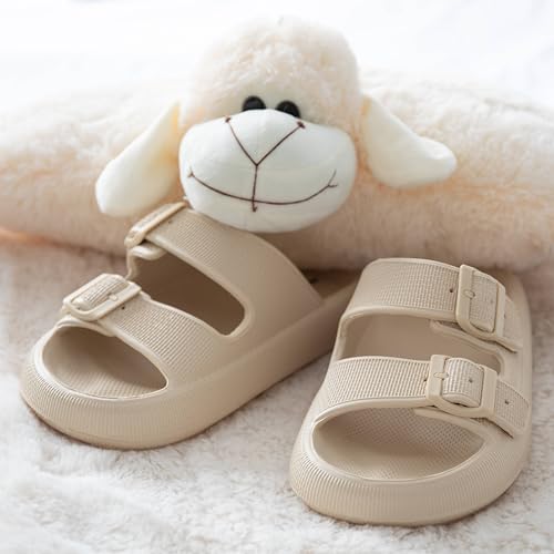 Pillow Slides Women's and Men's Pillow Sandals | Extremely Comfy | Ergonomically Designed | Cushioned Sole | Easy Clean | Lightweight