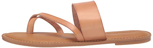 Amazon Essentials Women's One Band Flip Flop Sandal, Natural, 9.5