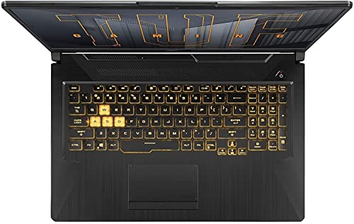 ASUS 2022 TUF FX706 Gaming Laptop 17.3” 144Hz FHD IPS Display Intel 6-Core i5-11260H 32GB DDR4 2TB NVMe SSD NVIDIA GeForce RTX 3050 4GB GDDR6 WiFi AX BT 5.2 RJ45 USB-C Backlit Windows 11 w/USB
