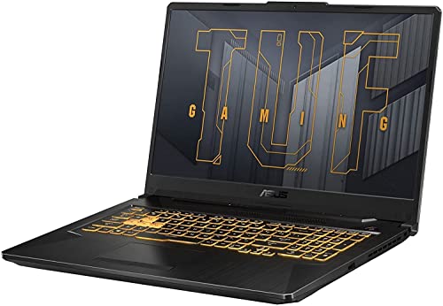 ASUS 2022 TUF FX706 Gaming Laptop 17.3” 144Hz FHD IPS Display Intel 6-Core i5-11260H 32GB DDR4 2TB NVMe SSD NVIDIA GeForce RTX 3050 4GB GDDR6 WiFi AX BT 5.2 RJ45 USB-C Backlit Windows 11 w/USB