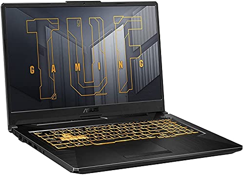 ASUS 2022 TUF FX706 Gaming Laptop 17.3” 144Hz FHD IPS Display Intel 6-Core i5-11260H 32GB DDR4 2TB NVMe SSD NVIDIA GeForce RTX 3050 4GB GDDR6 WiFi AX BT 5.2 RJ45 USB-C Backlit Windows 11 w/USB