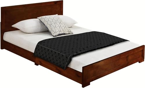 Camden Isle Trent Wooden Platform Bed, Walnut, Full