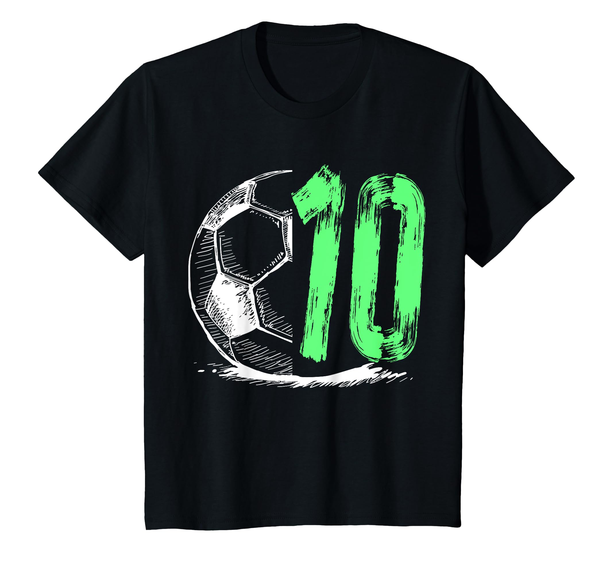 Football 10 years old boy birthday party T-Shirt