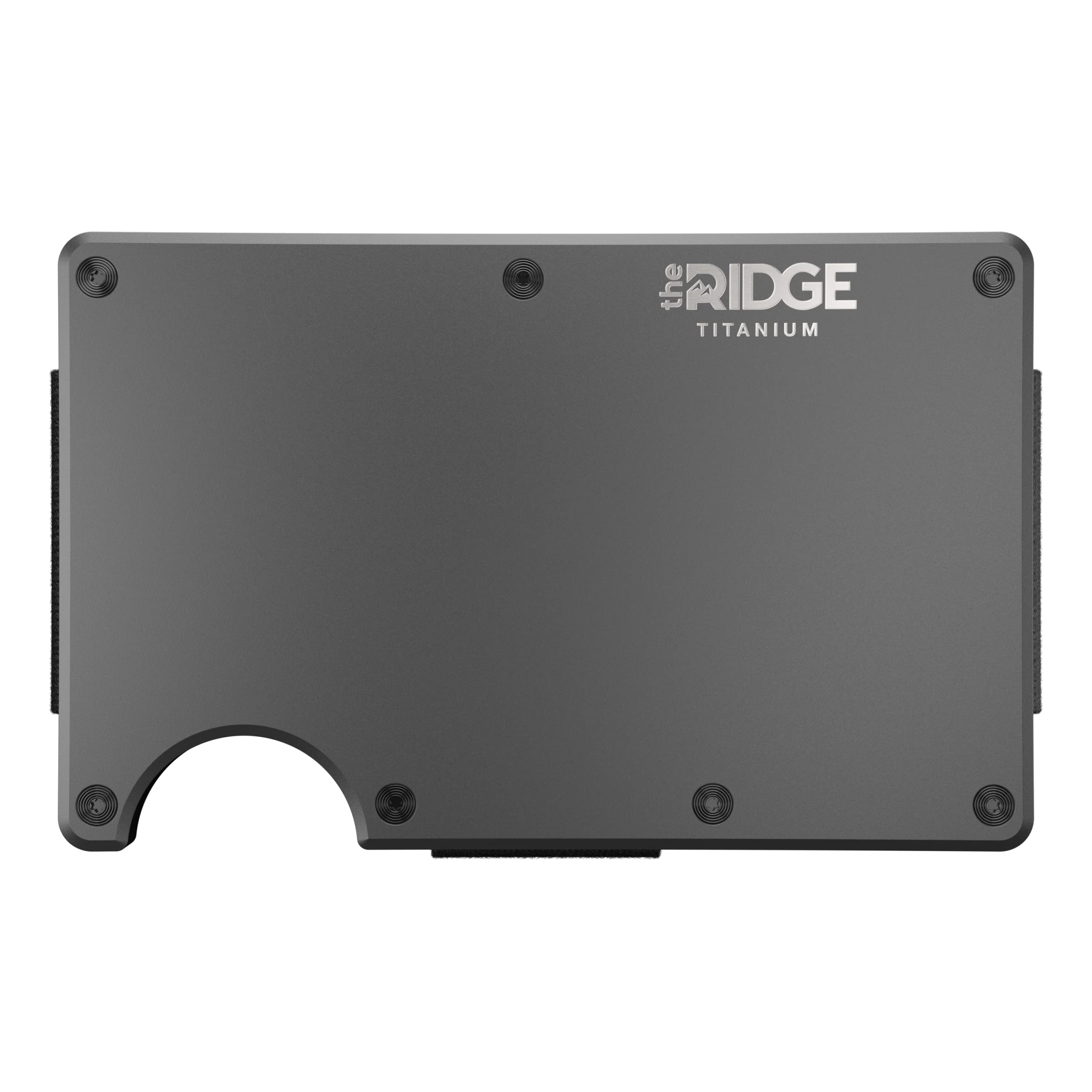 Ridge Wallets for Men - Slim Minimalist Wallet For Men, Front Pocket Wallets for Men, RFID Wallet For Men - Card Holder Wallet (Gunmetal Titanium)