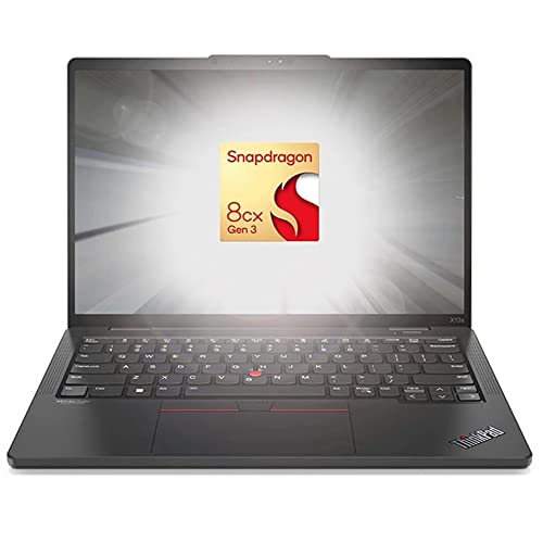 Lenovo ThinkPad X13s 5G (512GB, 16GB) 13.3" Windows Touch Laptop, Snapdragon 8cx Gen 3, US 5G / Global 4G LTE (Fully Unlocked for AT&T, T-Mobile, Verizon, Global) (Thunder Black) (Renewed)