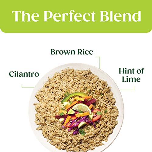 SEEDS OF CHANGE Organic Brown Jasmine Rice with Cilantro Lime, Organic Food, 8.5 OZ Pouch