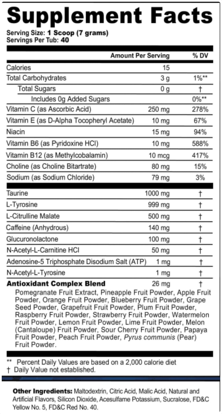 G Fuel Crash Team Rumble Energy Drink Powder, Pre Workout Caffeine Mix for Gaming, Sugar Free Focus Amino, Vitamin + Antioxidants, 9.9oz (Apple Mango Wumpa Fruit, 40 Servings)