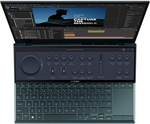 ASUS ZenBook Duo 14 UX482 FHD Touchscreen (Intel 4-Core i7-1165G7, 16GB RAM, 1TB SSD) Business Laptop, Innovative ScreenPad Plus, Backlit KeyBoard, Thunderbolt 4, Webcam, IST HDMI, Stylus, Win 11 Home