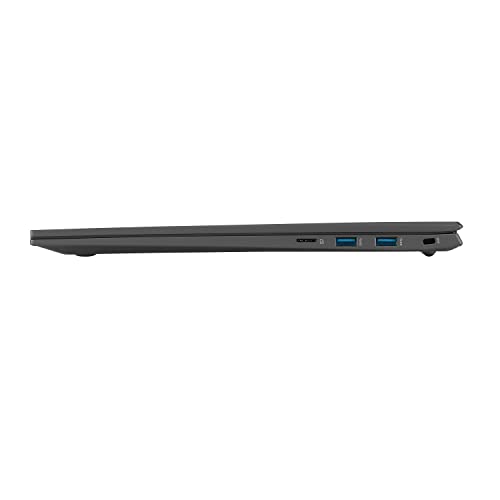 LG gram (2022) 17Z90Q Ultra Lightweight Laptop, 17" (2560 x 1600) IPS Display, Intel Evo 12th Gen i7 1260P Processor, 32GB LPDDR5, 2TB NVMe SSD, FHD Webcam, WiFi 6E, Thunderbolt 4, Windows 11, Gray