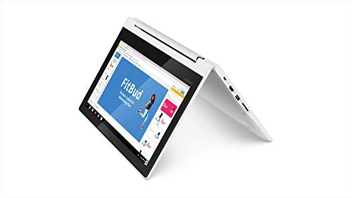 Lenovo Chromebook C330 2-in-1 Convertible Laptop, 11.6-Inch HD (1366 x 768) IPS Display, MediaTek MT8173C Processor, 4GB LPDDR3, 64 GB eMMC, Chrome OS, Blizzard White (Renewed)