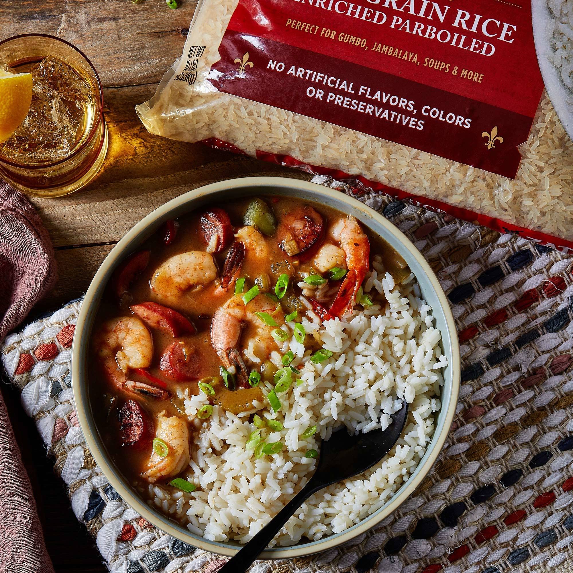 Zatarain's Enriched Parboiled Long Grain Rice, 10 lb