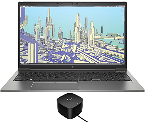 HP ZBook Firefly G8 Home & Business Laptop (Intel i7-1185G7 4-Core, 64GB RAM, 1TB PCIe SSD, Quadro T500, 15.6" 60Hz Full HD (1920x1080), Fingerprint, WiFi, Win 11 Pro) with 120W G4 Dock
