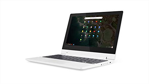 Lenovo Chromebook C330 2-in-1 Convertible Laptop, 11.6-Inch HD (1366 x 768) IPS Display, MediaTek MT8173C Processor, 4GB LPDDR3, 64 GB eMMC, Chrome OS, Blizzard White (Renewed)