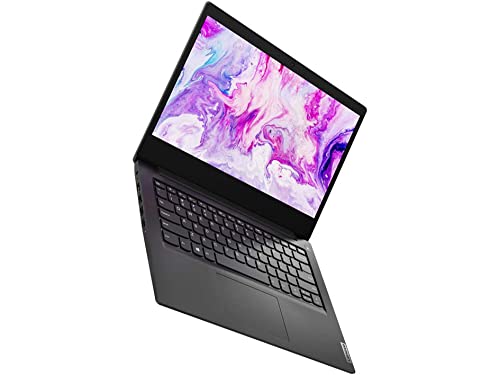 Lenovo 2020 IdeaPad 3 14.0" HD LED Non-Touchscreen Laptop PC, Intel Pentium Gold 6405U Dual Core Processor, 4GB DDR4 RAM, 128GB SSD, HDMI, Webcam, WiFi, Bluetooth 5, Windows 10 S, Black