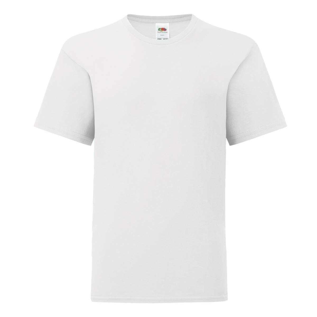 Fruit of the Loom Childrens/Kids Iconic T-Shirt (9-11 Years) (White)