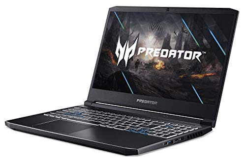 Acer Predator Helios 300 Gaming Laptop, Intel i7-10750H, NVIDIA GeForce RTX 3060 Laptop GPU, 15.6" Full HD 144Hz 3ms IPS Display, 16GB DDR4, 512GB NVMe SSD, WiFi 6, RGB Keyboard, PH315-53-71HN
