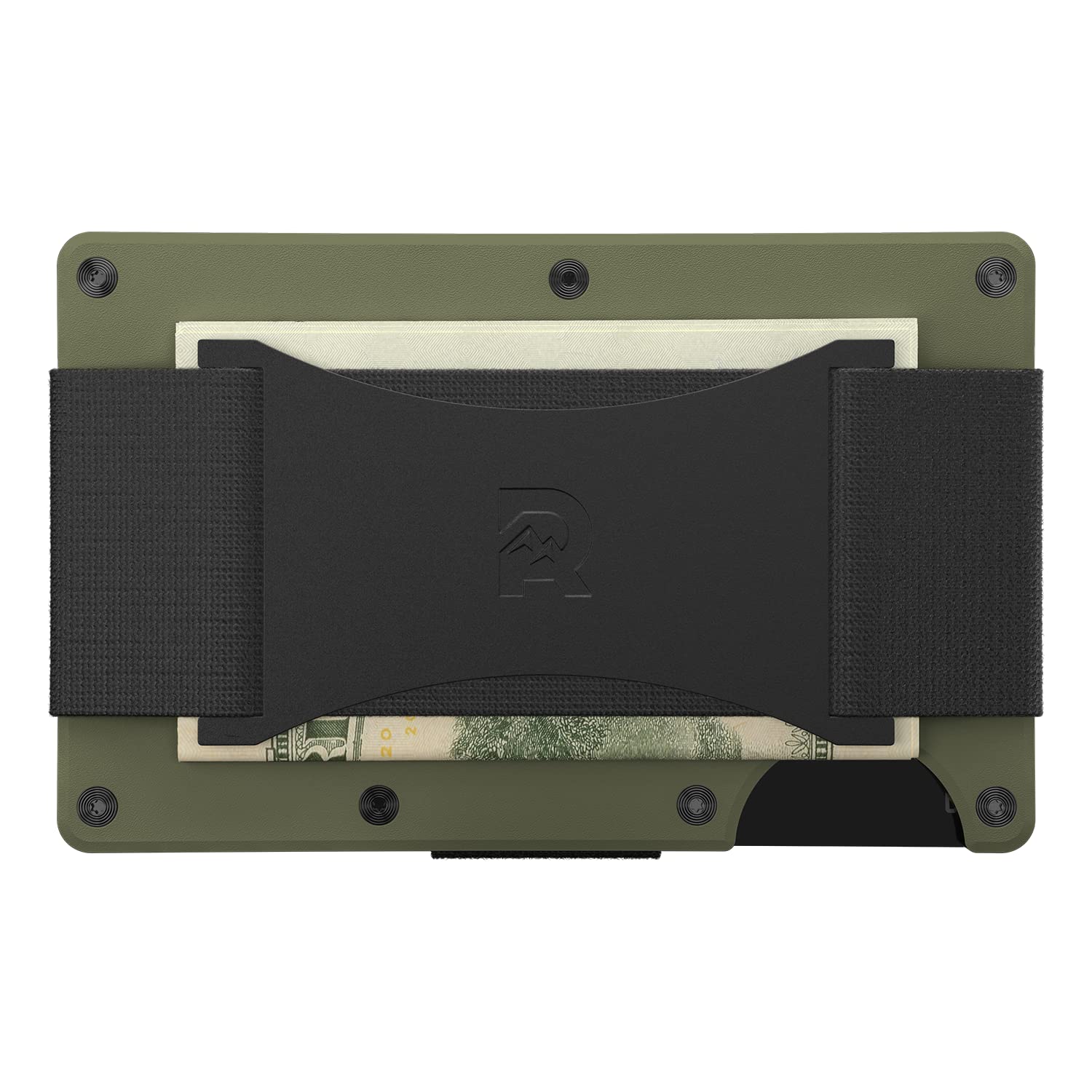 The Ridge Wallets for Men - Slim Minimalist Wallet For Men, Front Pocket, RFID - Card Holder Wallet - Titanium