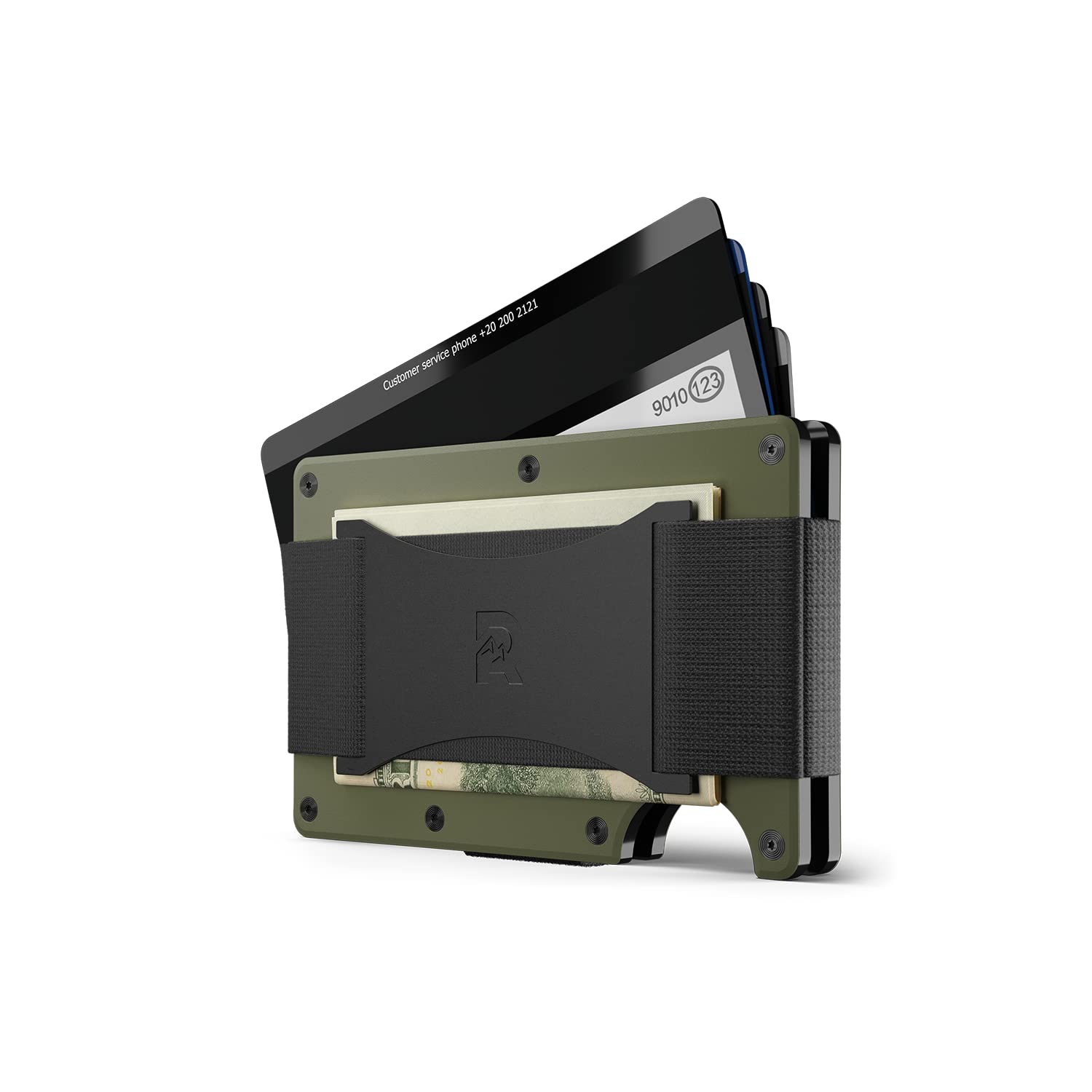 The Ridge Wallets for Men - Slim Minimalist Wallet For Men, Front Pocket, RFID - Card Holder Wallet - Titanium