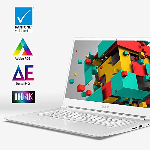 Acer ConceptD 5 Creator Laptop, 15.6" 4K UHD (3840 x 2160) IPS Display, Intel Core i7 Processor, AMD Radeon RX Vega M GL, Backlit Keyboard, Fingerprint Reader, 16GB RAM, 1TB PCIe SSD, Windows 11 Pro