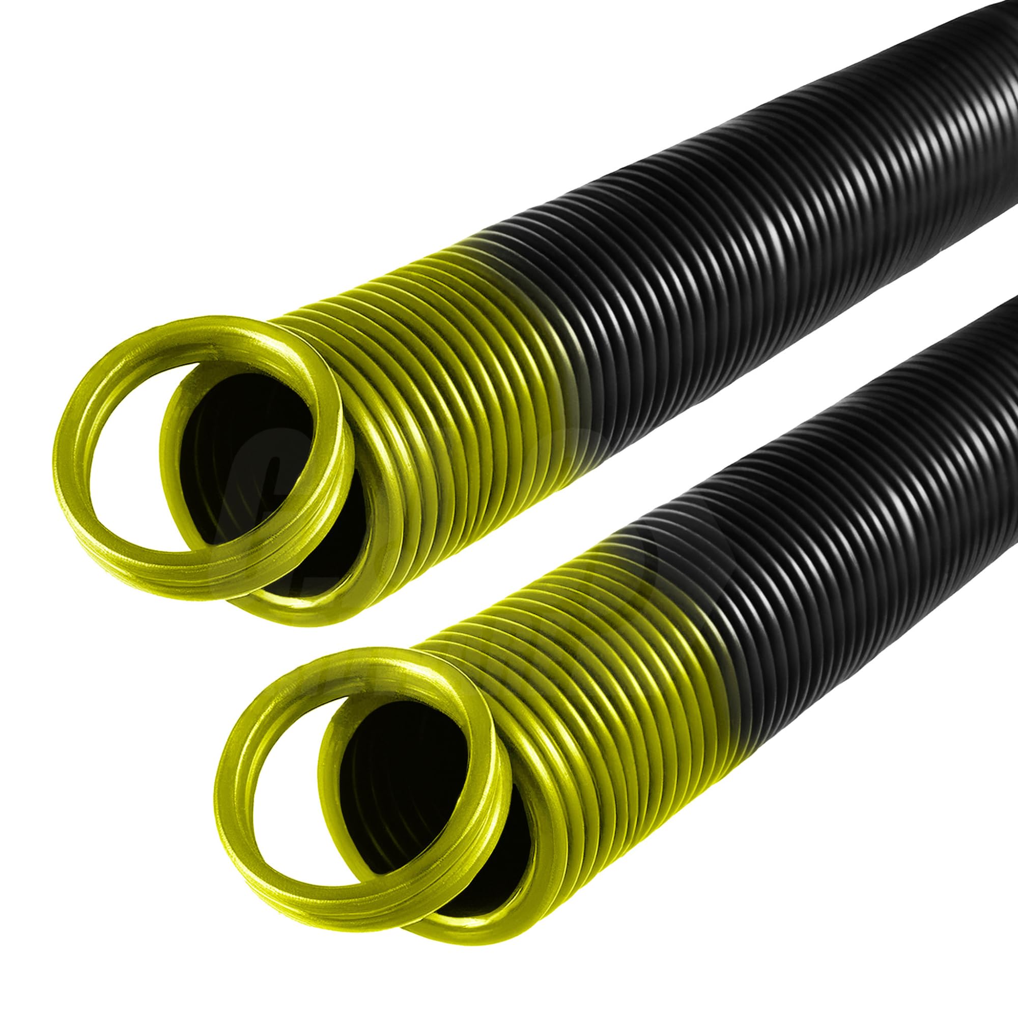 G.A.S Hardware 130 lb. Heavy-Duty Double-Looped Garage Door Extension Spring (2-Pack) - Yellow | Springs for Garage Door Repair Garage Hardware Parts (130-Yellow)