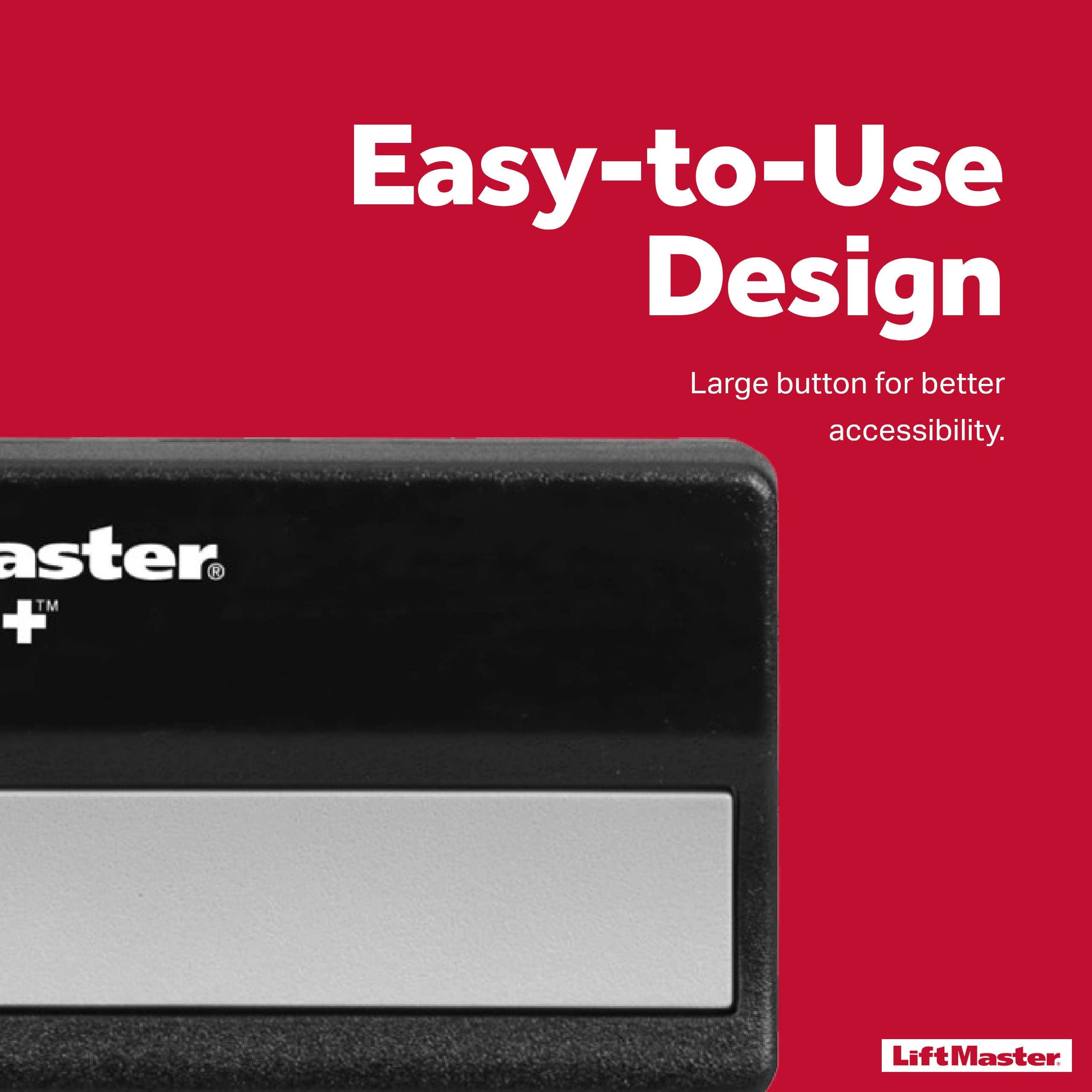 LiftMaster 971LM Security+ 1-Button Garage Door Opener Remote Control with Visor Clip - Pack of 2