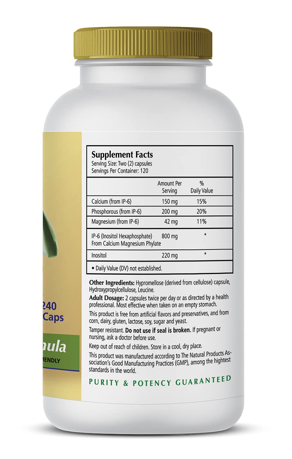 1-TDC WorksSoWell IP-6 Energy Immune Support Formula – 240 V-Caps – Helps Promote Healthy Bones – Total Body Health and Immunity