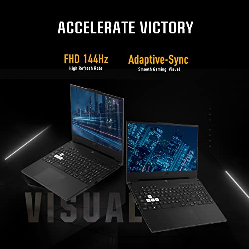 ASUS TUF Dash 15 (2022) Gaming Laptop, 15.6" 144Hz FHD Display, Intel Core i7-12650H, GeForce RTX 3060, 16GB DDR5, 512GB SSD, Thunderbolt 4, Windows 11 Home, Off Black, FX517ZM-AS73