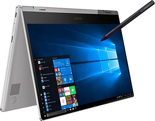 2019 Samsung Notebook 9 Pro 2-in-1 13.3" FHD Touch-Screen Laptop - Intel i7, 8GB DDR4, 256GB PCI-e SSD, 2X Thunderbolt 3, Webcam, WiFi, Fingerprint Reader, Active Pen, 2.84 LBS, 0.5", Titan Platinum
