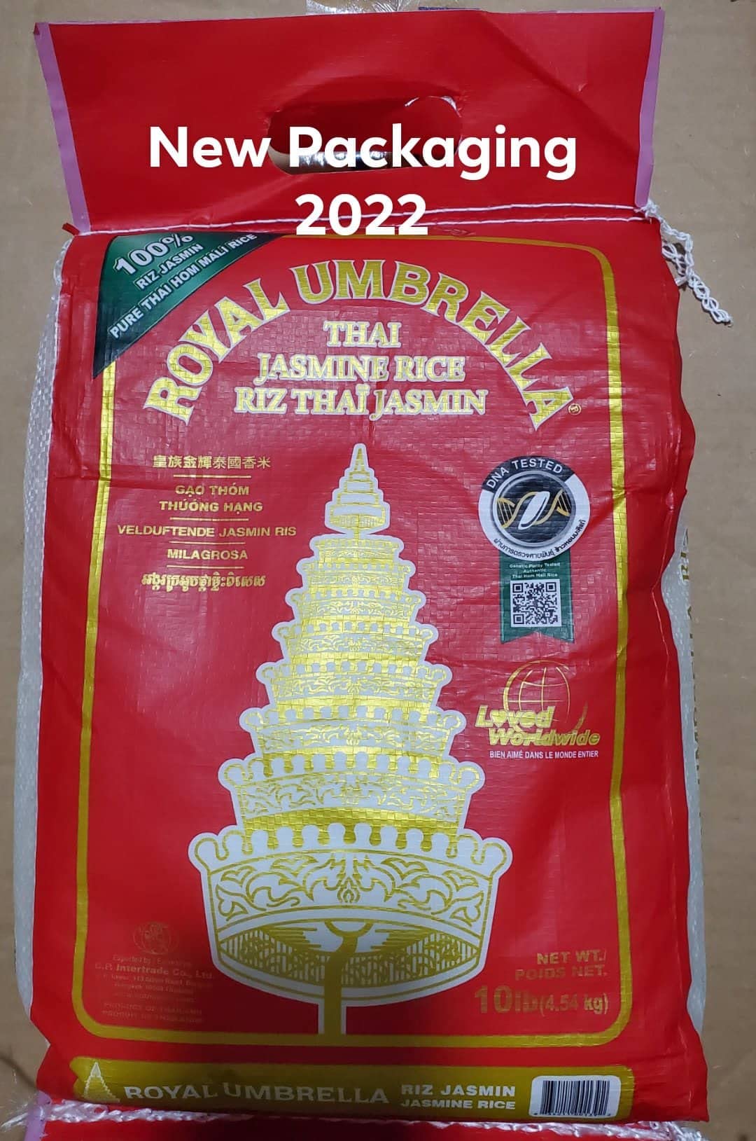 Royal Umbrella Thai Jasmine Rice X 1 (10 lbs)