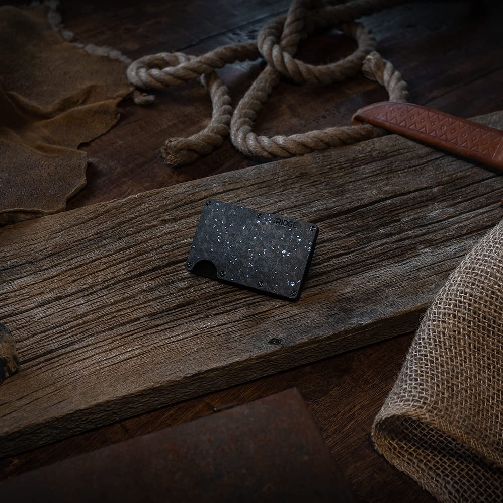 Ridge Forged Pacific - Slim RFID Wallet for Men, Front Pocket Design