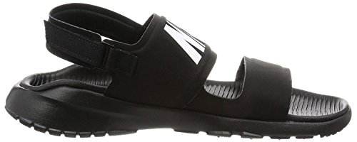 Nike Tanjun Sandal Womens, Black/White, Size 8.0