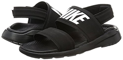 Nike Tanjun Sandal Womens, Black/White, Size 8.0