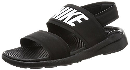 Nike Tanjun Sandal Womens, Black/White, Size 8.0