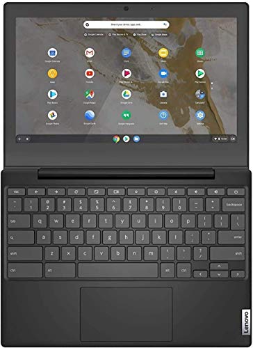 Lenovo Chromebook 3 11.6 inches HD Laptop, Intel Celeron N4020, 4GB RAM, 32GB eMMC, Chrome OS, Onyx Black (Renewed)