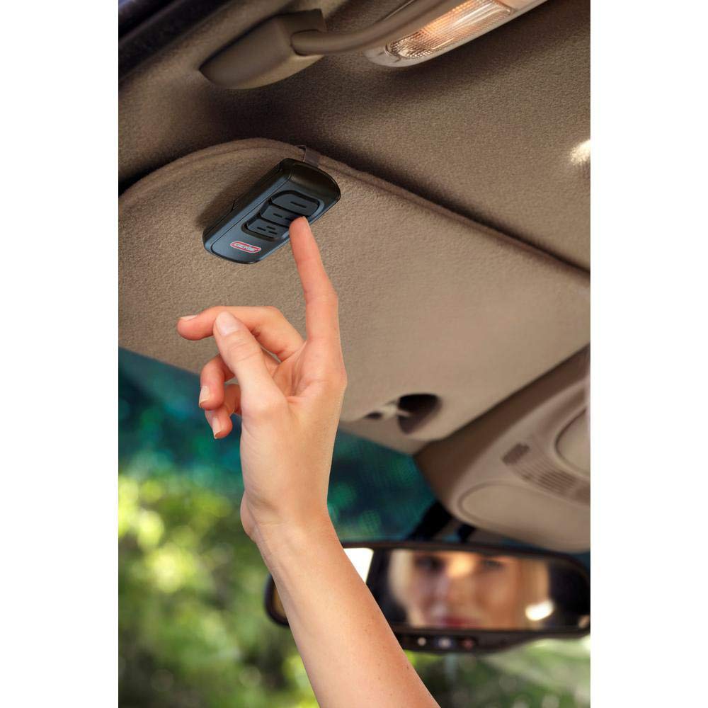 GenieMaster 3-Button Garage Door Opener Remote - Compatible with Genie Garage Door Openers Made Since 1993 with Intellicode Technology and/or 9/12 Dipswitches - Model GM3T-R