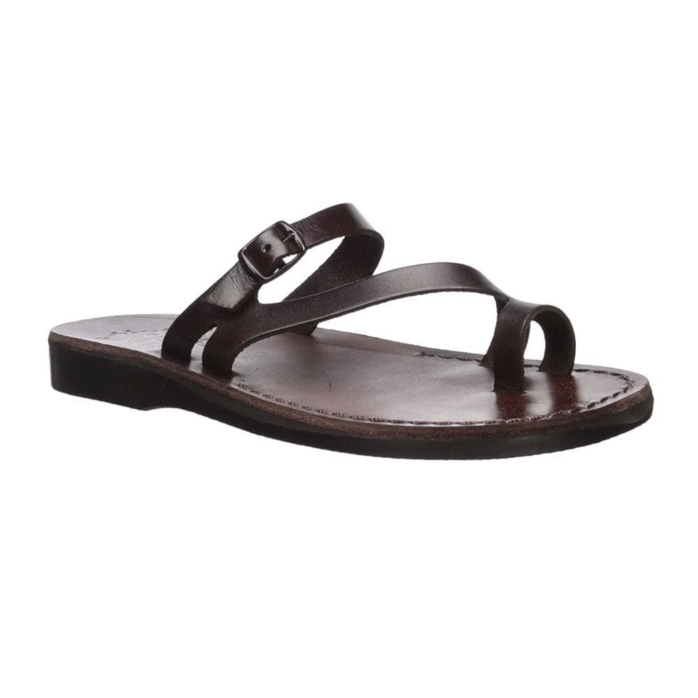 Nuri - Leather slide sandals - Womens Sandals