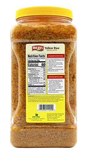 Iberia Yellow Rice 6.25 lb. Bulk Spanish Style Seasoned Rice