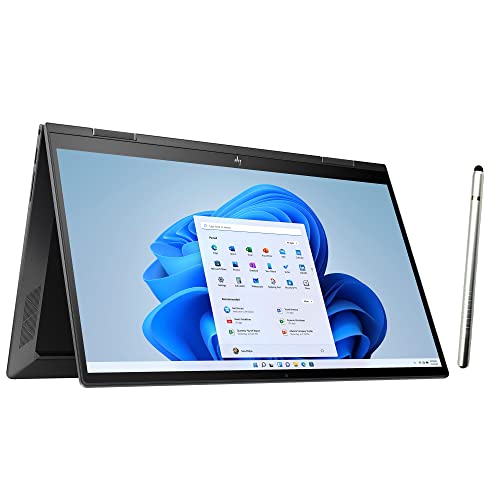2022 Newest HP Envy 2-in-1 Laptop, 15.6" IPS FHD Touch Screen, 6 core AMD Ryzen 5 5625U(Beat i7-1265U), 8GB DDR4, 256GB SSD, Backlit Keyboard, Amazon Alexa, W/ Stylus Pen, Win 11, Black