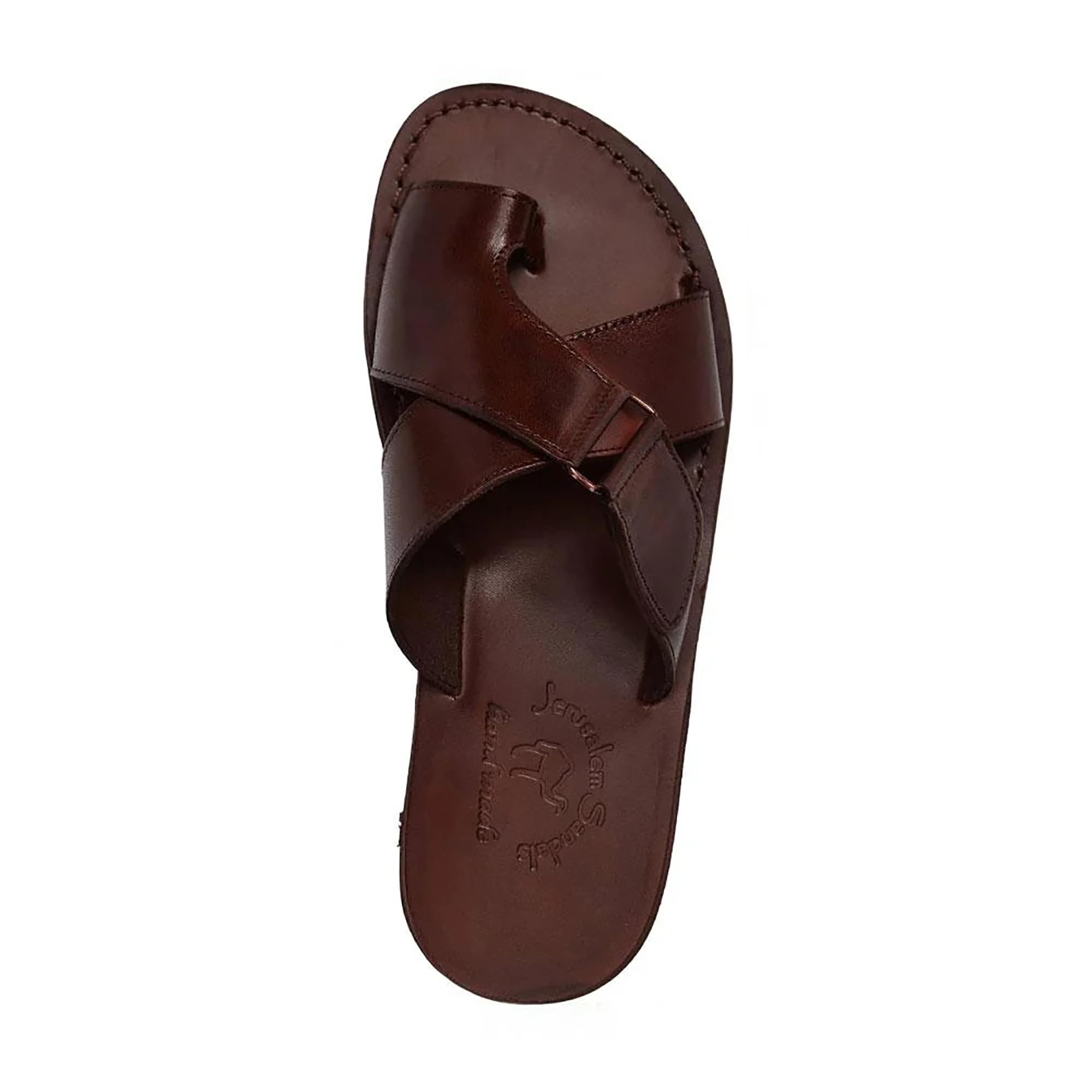 Asher - Leather Slide On Sandal - Mens Sandals