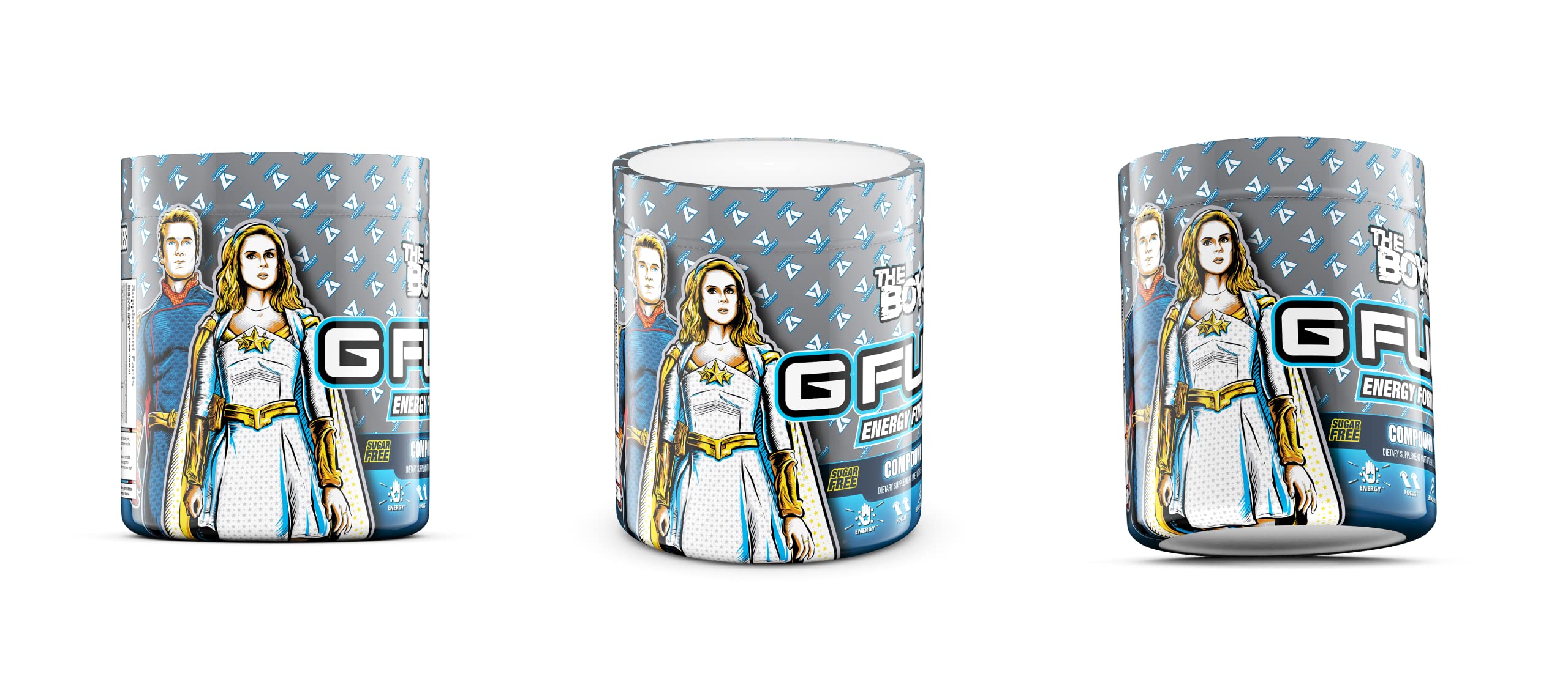 G Fuel Compound V Ginseng Citrus Berry Flavored Game Changing Elite Energy Powder, Sharpens Mental Focus and Cognitive Function, Zero Sugar, Supports Immunity and Enhances Mood 9.8 oz (40 servings)