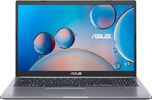 ASUS VivoBook 15.6" 1080p PC Laptops, Intel Core i3, 4GB RAM, 128GB SSD, Windows 11 Home in S Mode, Slate Gray, F515EA-WS31