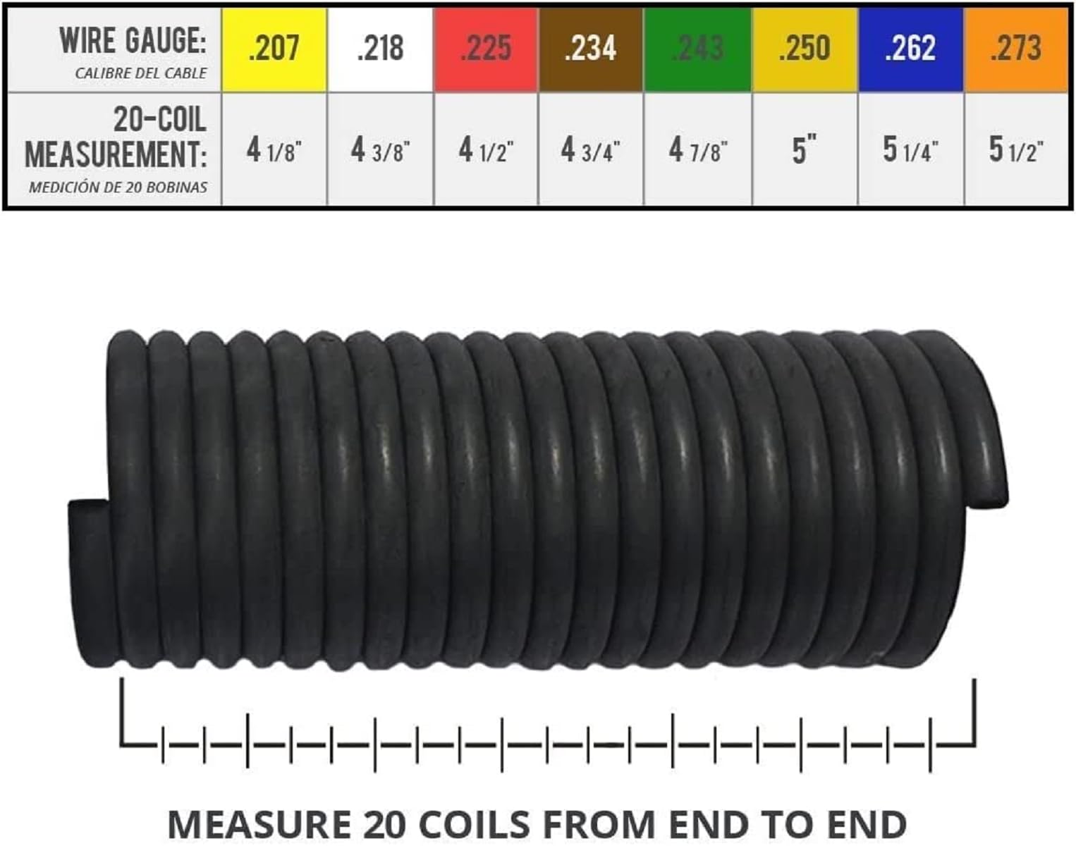 Premium Garage Door Torsion Springs - Pair (0.218 in. Wire x 2 in. D x 23.5 in. L) | Garage Door Spring Replacement for 7-8 Feet High Garage Doors (Right/Left)