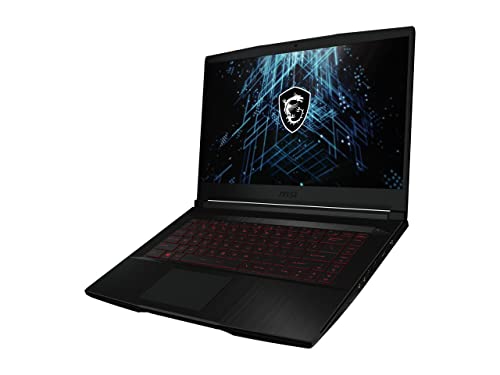 MSI GF63 Thin 3050 Gaming Laptop, 15.6" FHD 144Hz IPS Display, 11th Gen Core i5-11400H, GeForce RTX 3050 4GB, 16GB DDR4 RAM, 1TB PCIe SSD, USB-C, RJ45, WiFi 6, Backlit Keyboard, Win 11