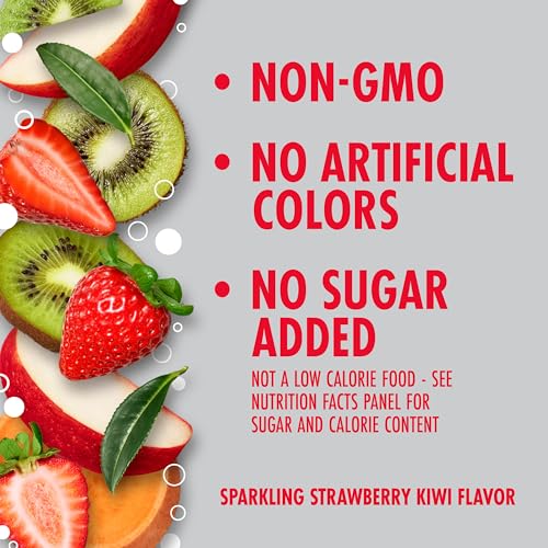 V8 +Energy Sparkling Strawberry Kiwi Juice Energy Drink, 11.5 fl oz Can (4 Pack)