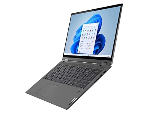 Lenovo Flex 5i Convertible 2-in-1 Laptop in Graphite Grey 15.6 FHD Touchscreen 11th Gen Intel Core i7- 1165G7 up to 4.7Ghz 16GB DDR4 RAM 512GB SSD Backlit Keyboard Windows 11 (Renewed)
