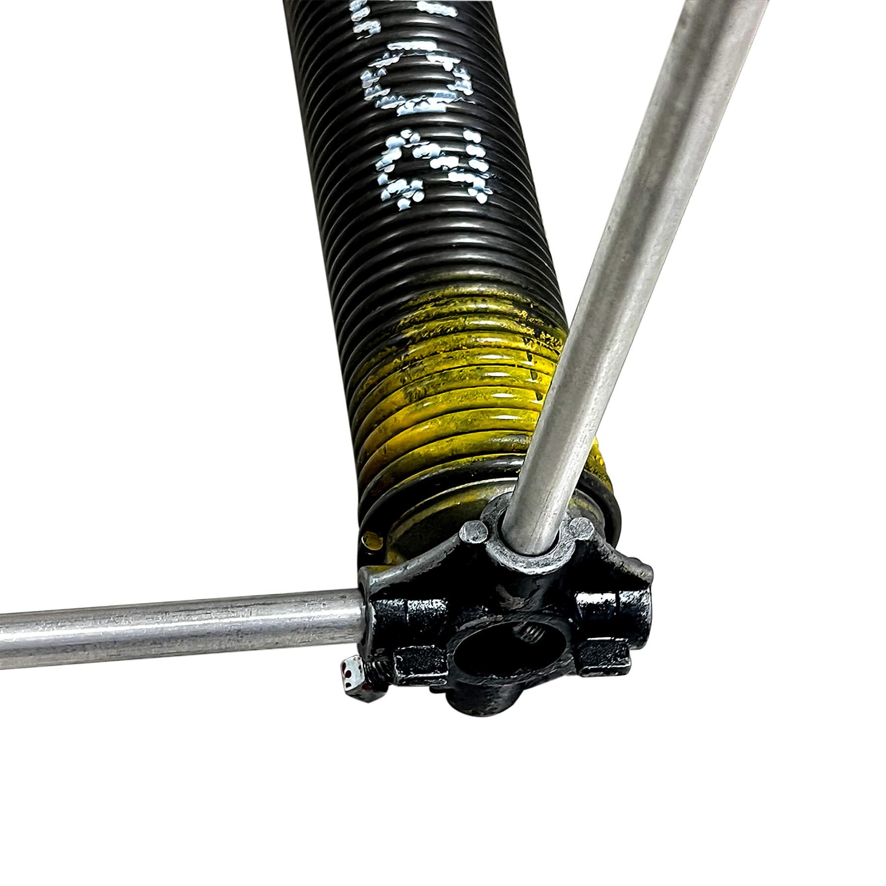 Zadery 1 Pair Torsion Spring Winding Rods with Non-Slip Handle, 16 Inch Length Winding Bars for Adjusting or Replacing Garage Door Torsion Springs, 1/2 inch Diameter Round Steel Rods