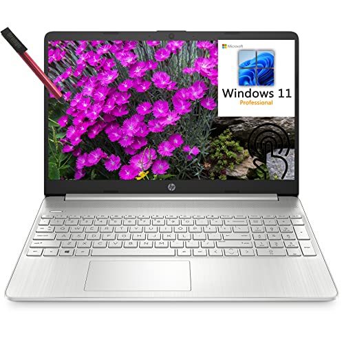 [Windows 11 Pro] HP 15 15.6" Touchscreen Business Laptop Computer, Octa-Core AMD Ryzen 7 5700U (Beat i7-1165G7), 12GB DDR4 RAM, 512GB PCIe SSD, WiFi 6, Bluetooth 5.2, Webcam, Type-C, 64GB Flash Stylus