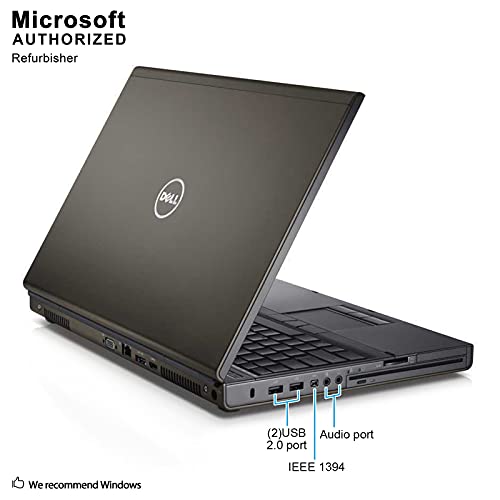 Dell Precision M6700 17.3 Inch Mobile Workstation, Intel Quad Core i7-3720QM up to 3.60GHz, 8G DDR3, 256G SSD, DVD, WiFi, VGA, HDMI, Windows 10 Pro 64 Bit Multi-Language Support En/Fr/Sp(Renewed)